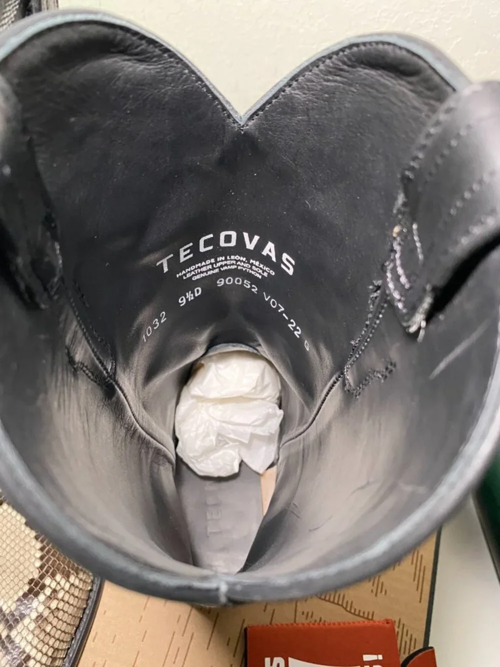Tecovas | Shoes | Tecovas The Bryce Mens Shoe Size 95 D Black Bone ...